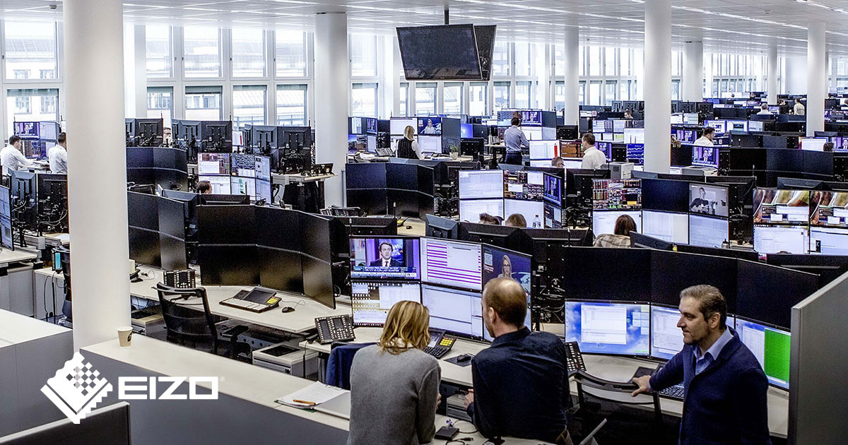Monitor EIZO per il settore finanziario